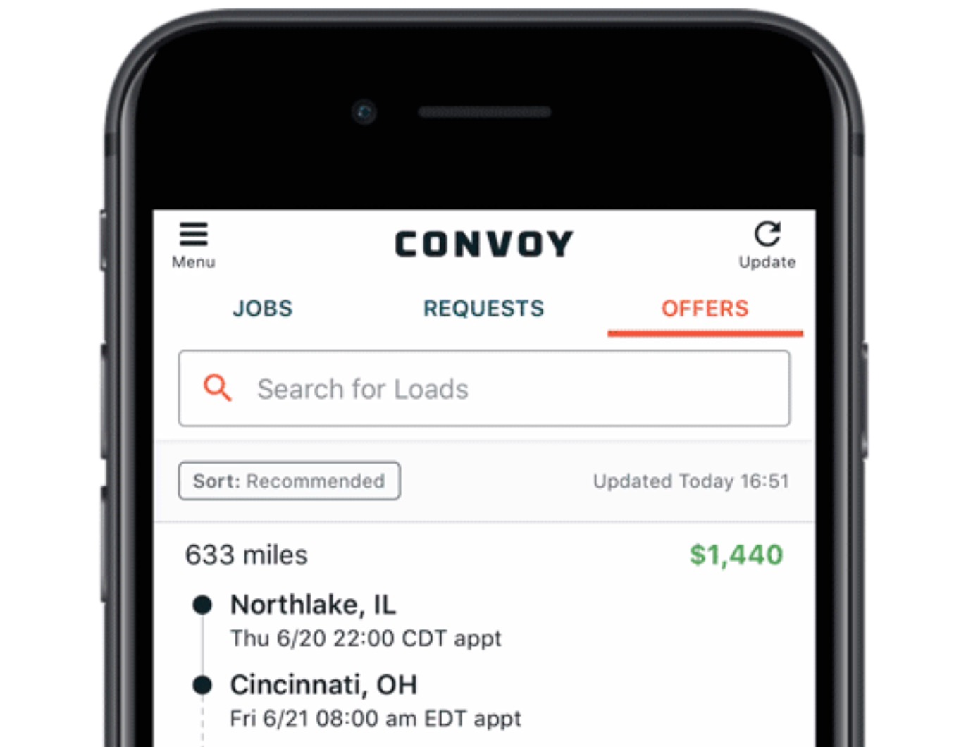 Convoy Introduces Automated Reloads So Carriers Can Spend More Time Hauling
