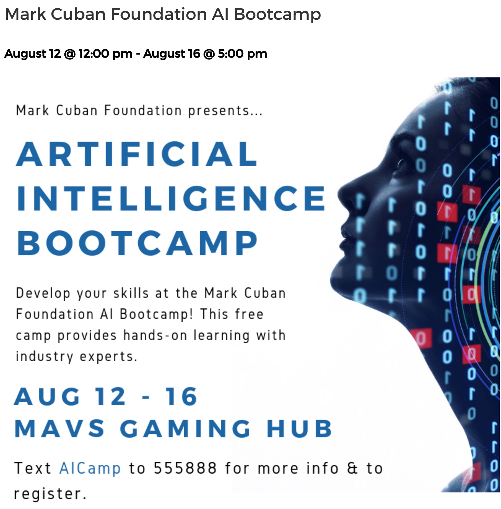 AI Bootcamp: Mark Cuban, Microsoft, And Walmart Are Teaching High ...