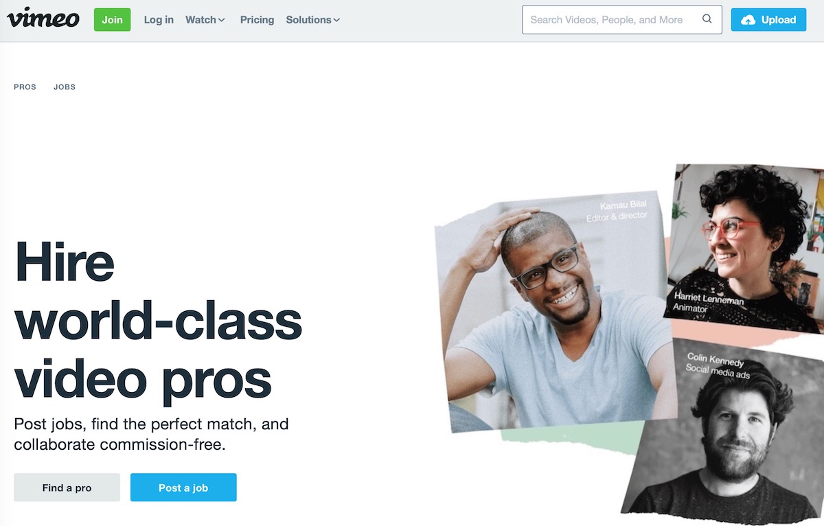 Vimeo Rolls Out 'For Hire' For Posting And Finding Video Jobs