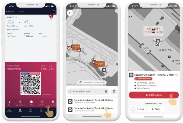 Delta App To Gain International Auto Check-In, Security Wait Times, And ...