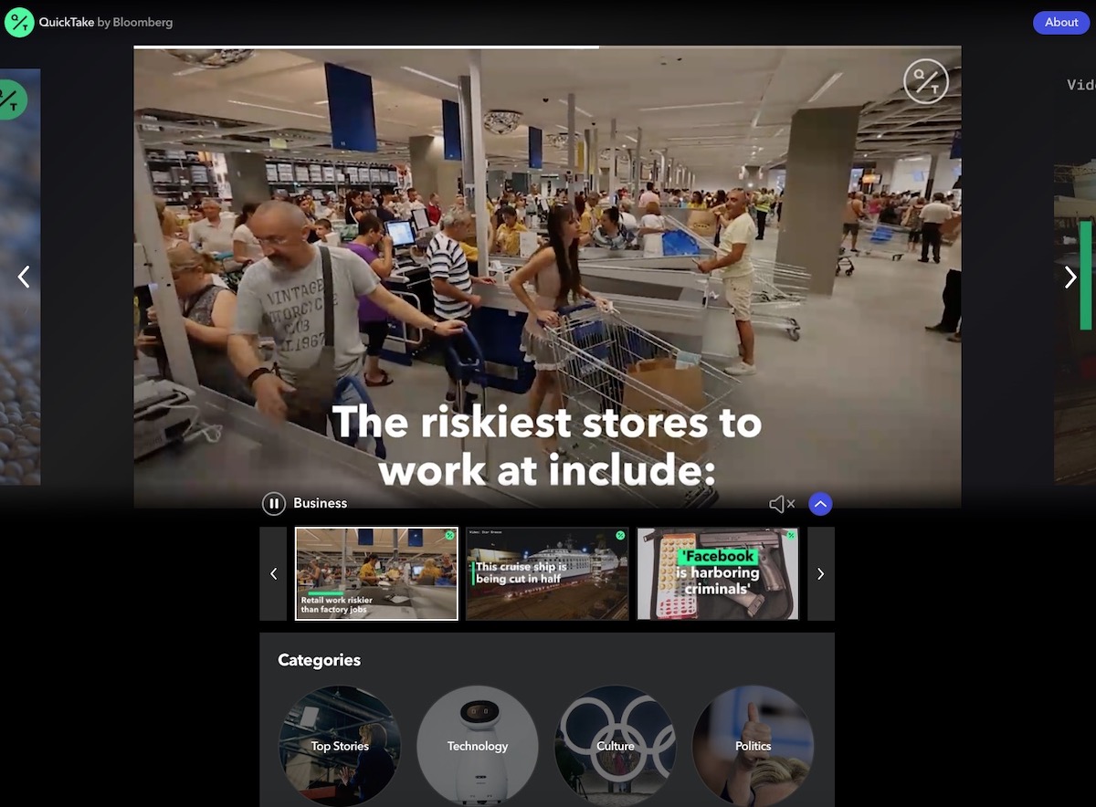 Bloomberg Is Launching A Brand Called QuickTake By Merging Social And Digital Video Teams